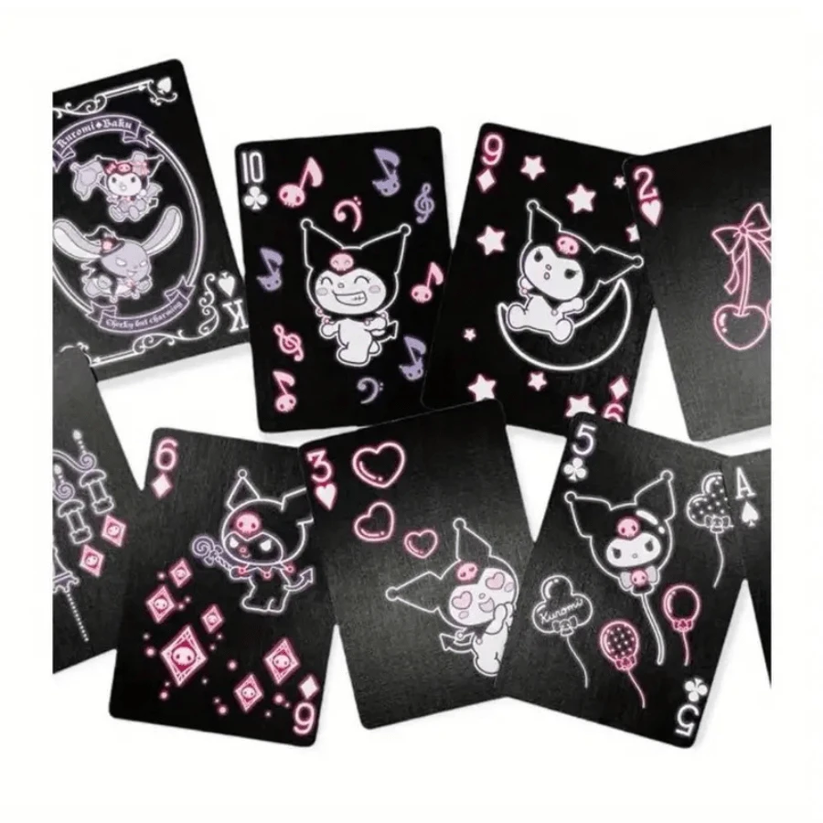 Sanrio 54-Card Playing Cards Set - Rich Patterns, 4 Cute Styles ...