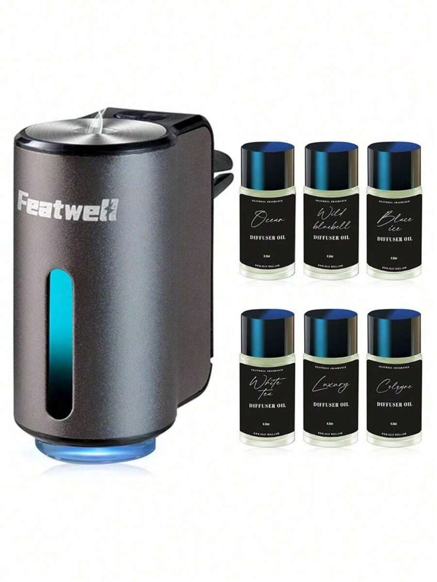 Featwell Car Air Freshener - 3*10ML Natural French Perfume, Portable ...