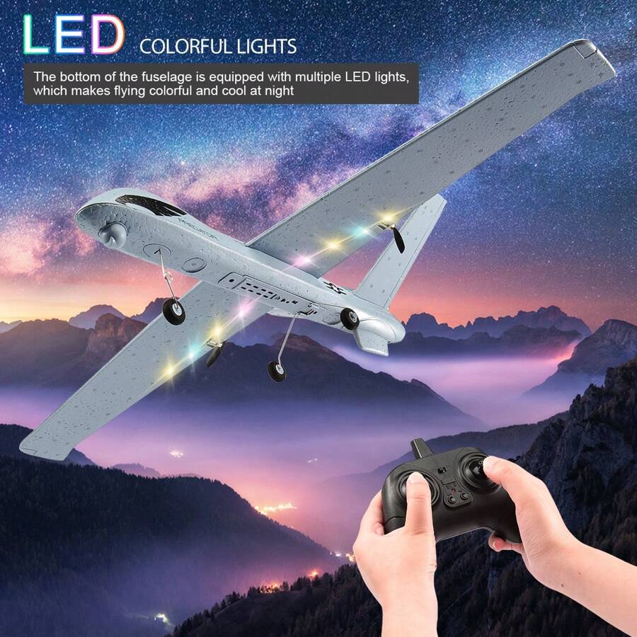 Fremego Avion télécommandé modèle de vol prédateur Z51 2.4G 2 canaux ...