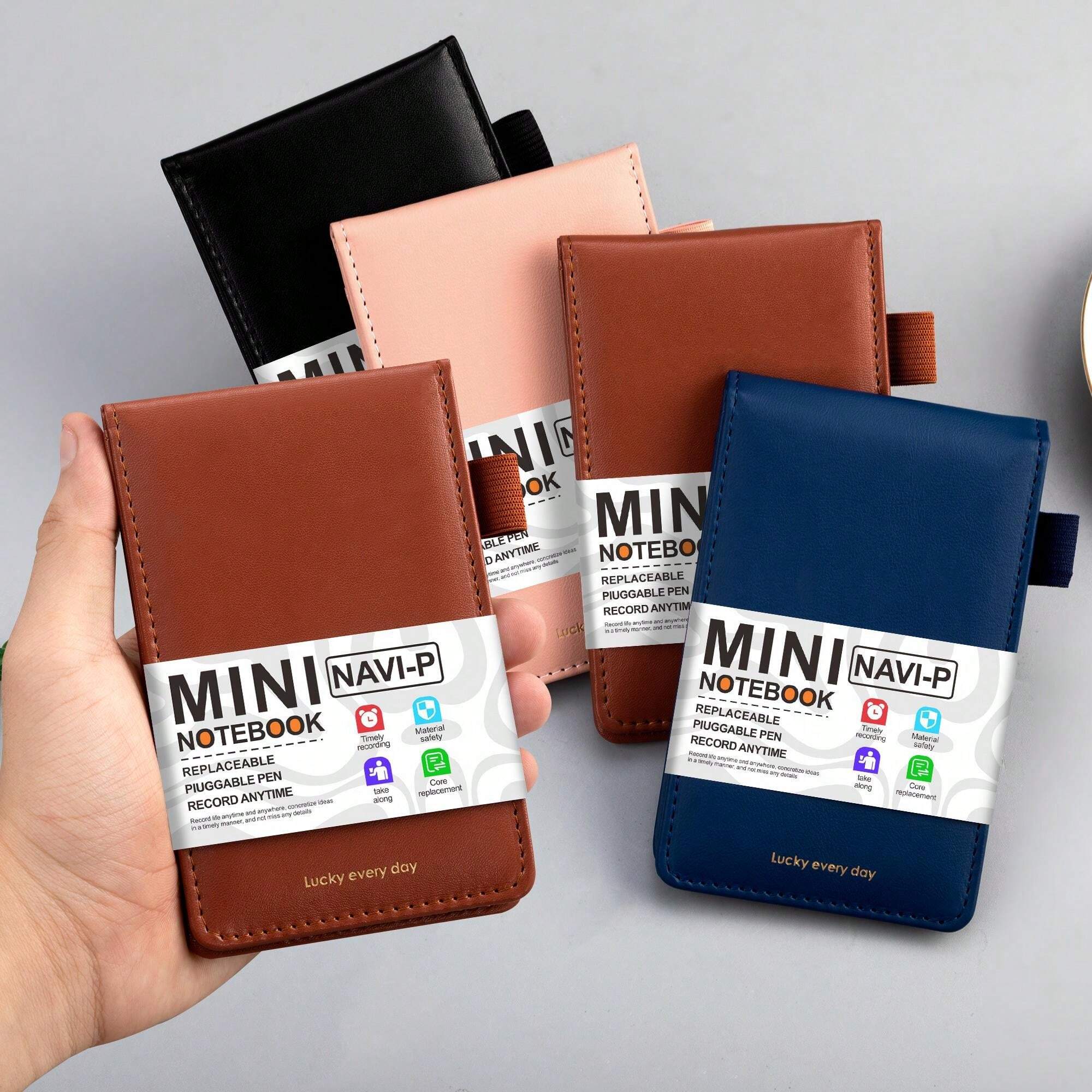 A6 Mini Pocket Book יכול להחליף את הדפים הפנימיים להקלטה קלה בכל עת ...