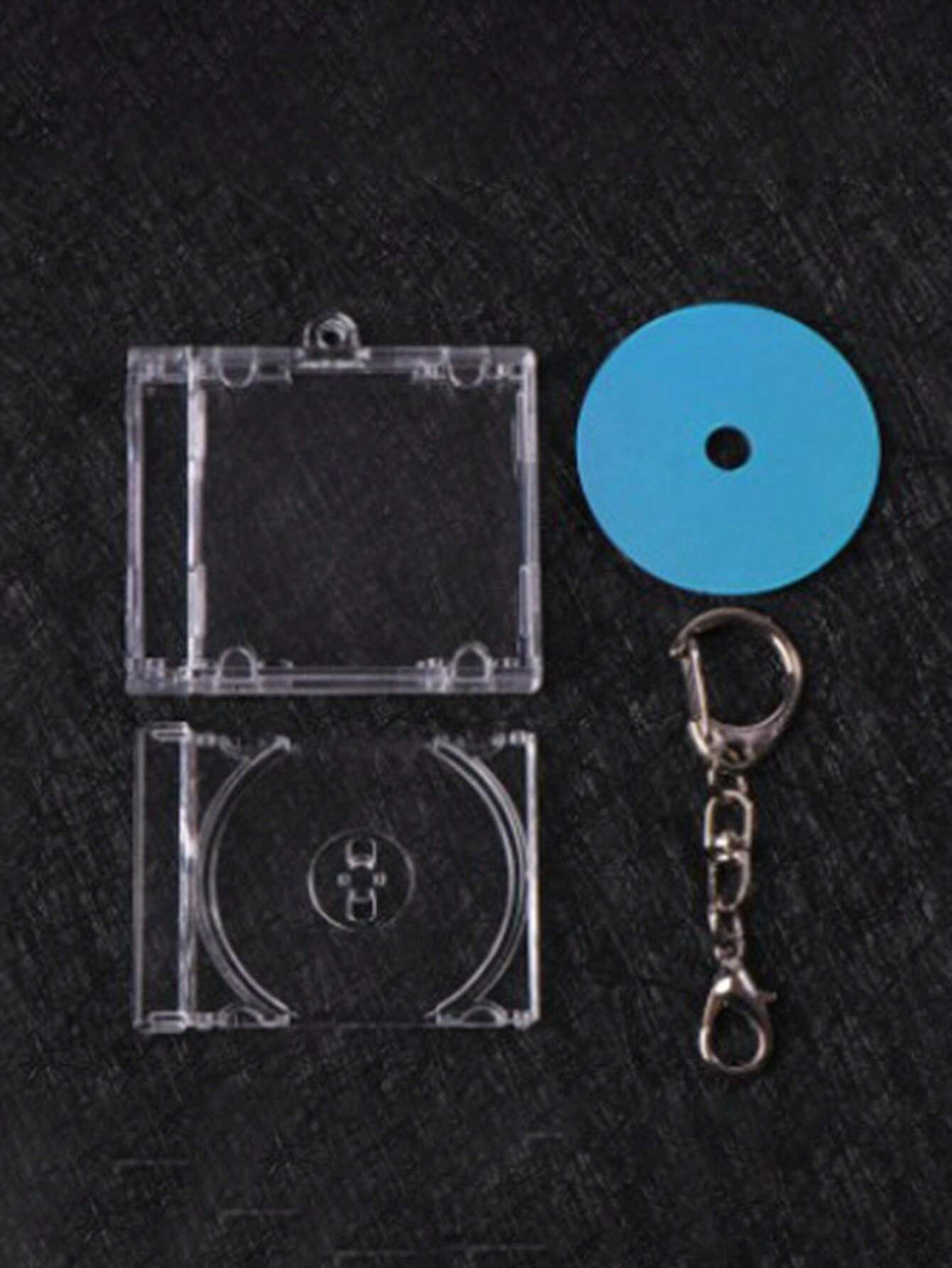 1pc Mini CD Box Album Record Pendant Keychain,Diy Acrylic Keychains ...