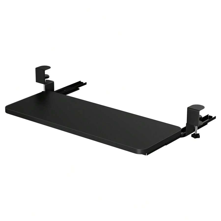 Keyboard Tray Under Desk, Corner Keyboard Tray With Adjustable C Clamp ...