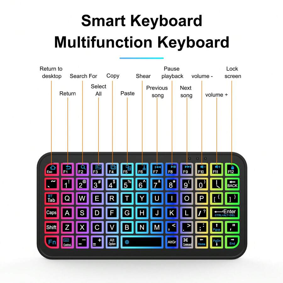 New Mini M7 Bluetooth Keyboard For Mobile Phone Computer Smart TV ...