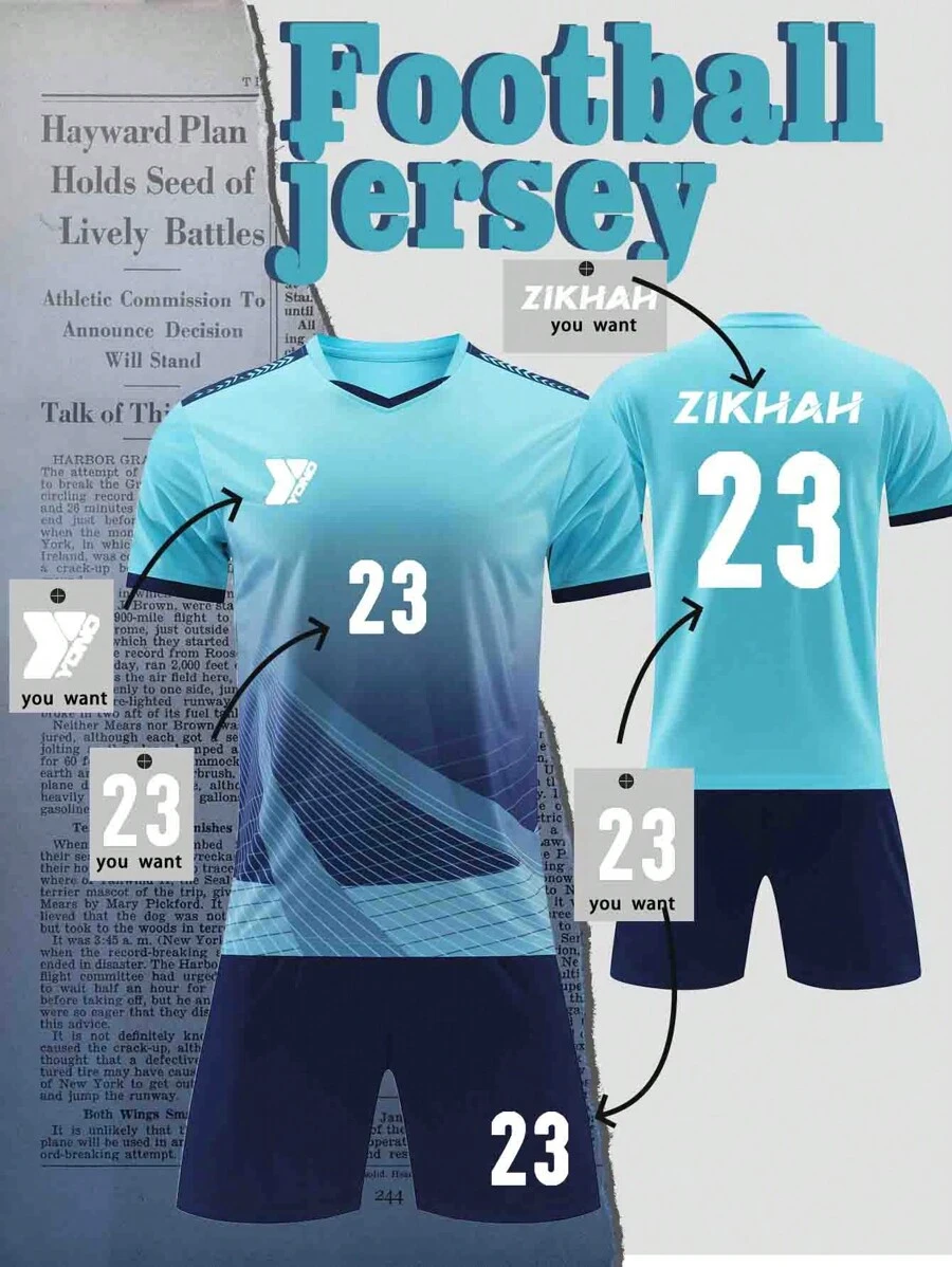 Spring And Summer Personalized Custom Pattern LOGO, Name And Number Men ...