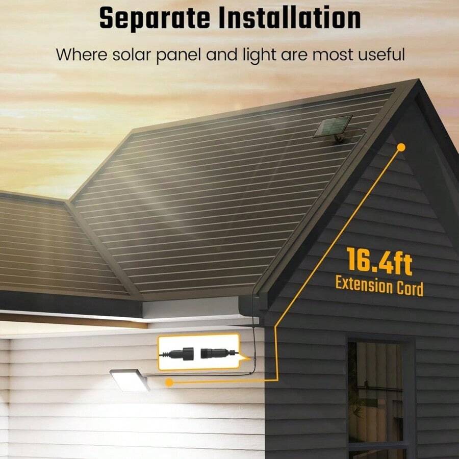 Solar Lights Outdoor With Motion Sensor, 113LED Cool White Solar Flood ...