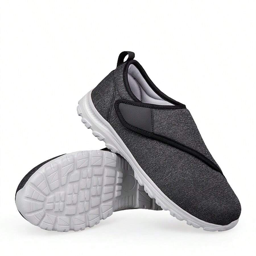 Diabetic Swelling Feet Shoes For Men, Wide Width Adjustable Strap Post ...