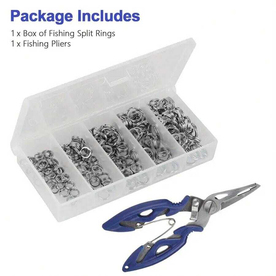 Lure Fishing Stainless Steel Disconnect Rings Set - Lure Bait Connector ...