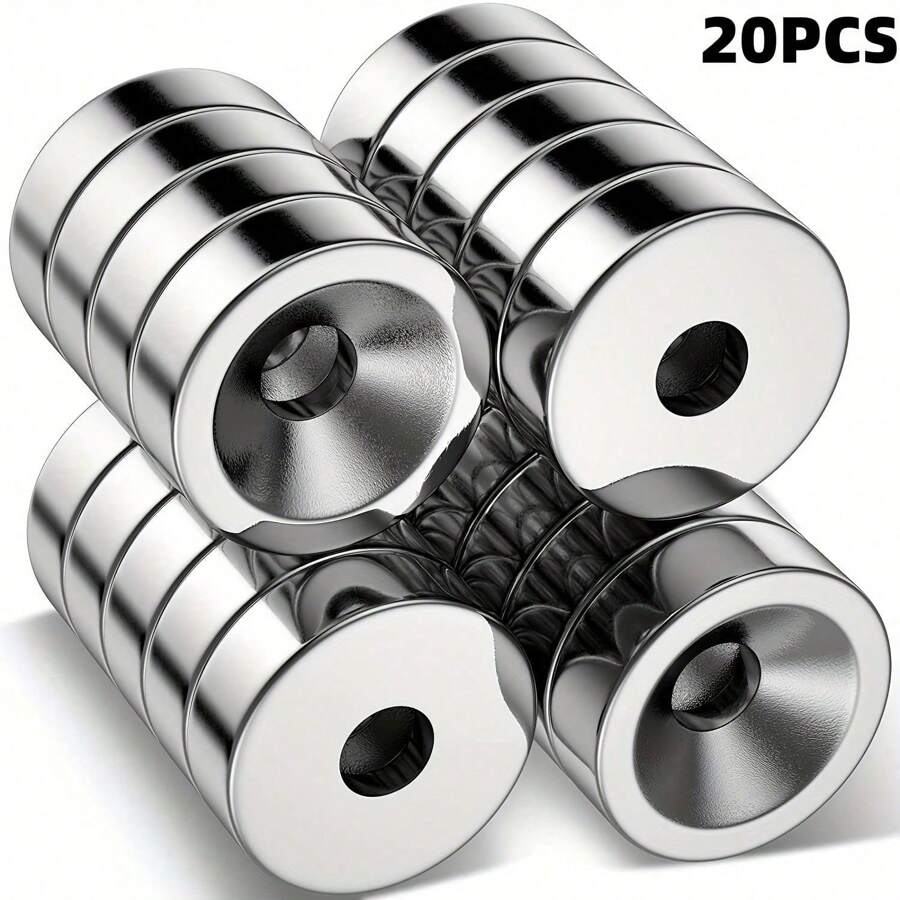 Small Round Magnets,Neodymium Disc Magnets With Countersunk Holes ...