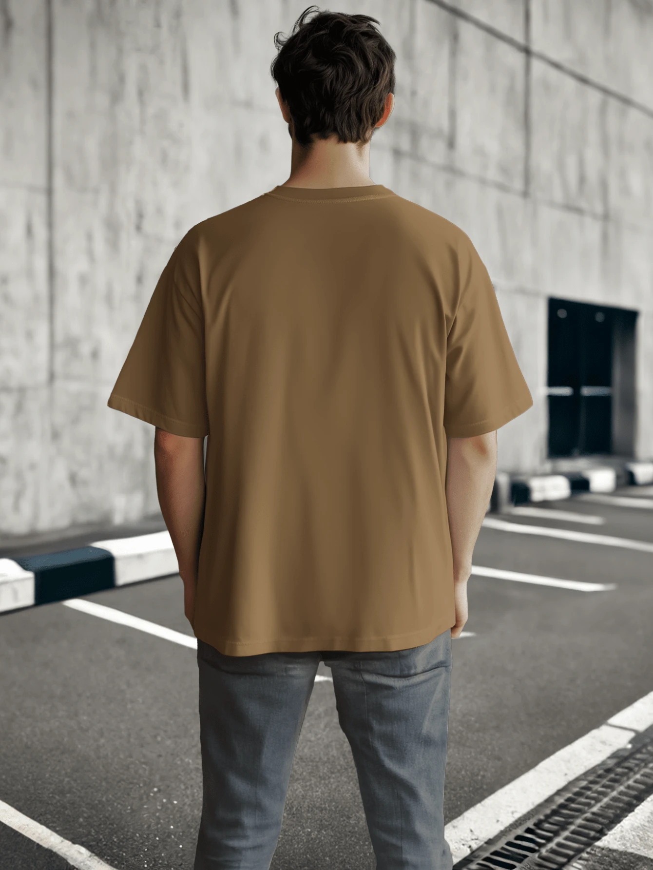 تيشيرت كبير الحجم بطبعة وشم نمر، من القطن الخالص 100٪، بنمط حبيب المرأة ...