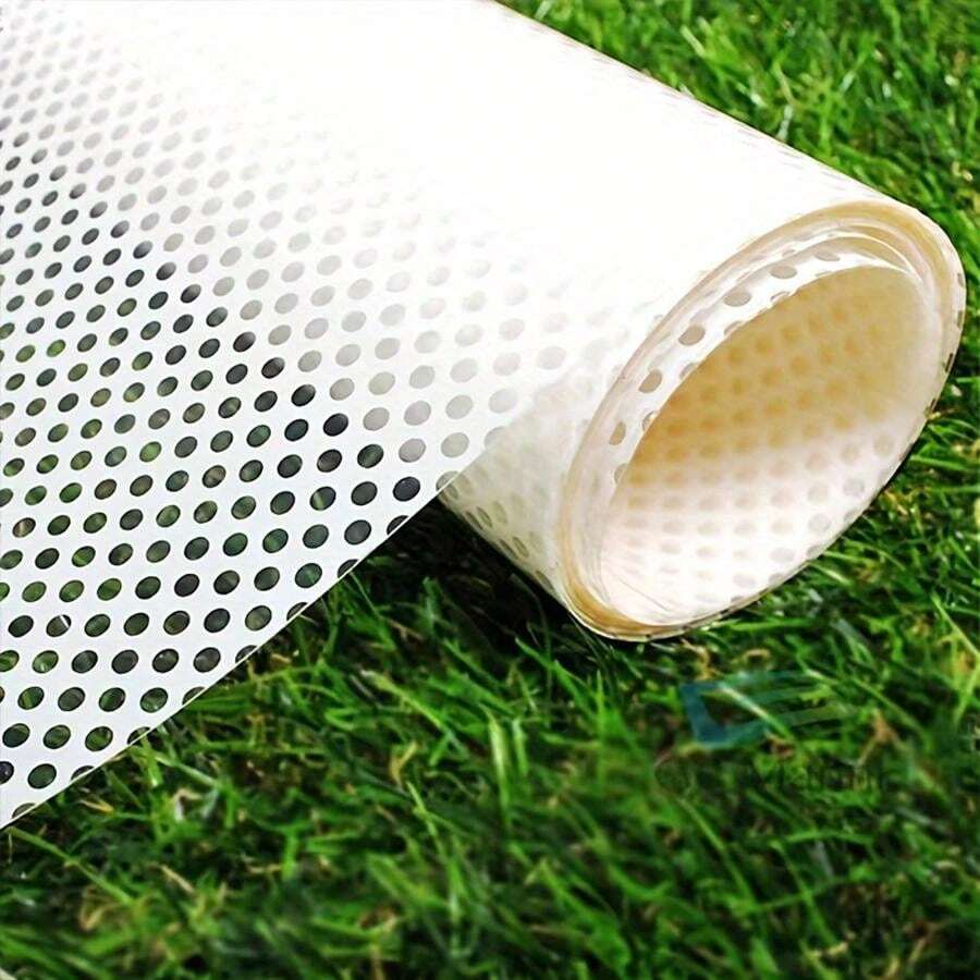 Black & White Mesh Shading Self-Adhesive Glass Film, Privacy Window ...