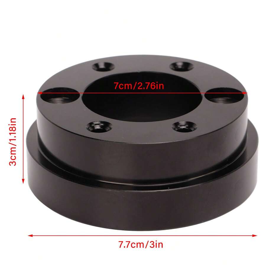 Steering Wheel Adapter Plate Kit, 70mm Aluminium Alloy Steering Wheel ...