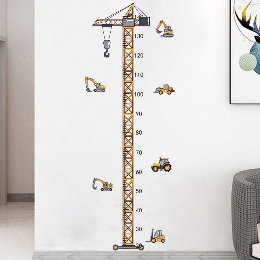 1pc Artistic Growth Height Measurement Wall Sticker - Self-Adhesive ...
