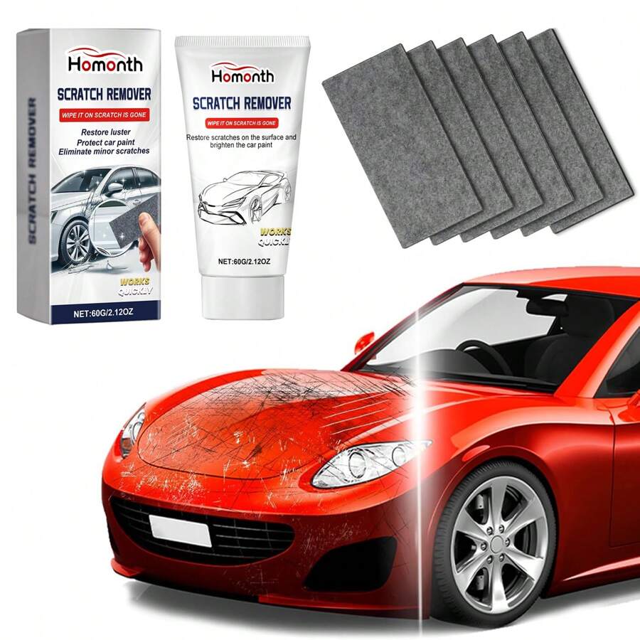 Nano Sparkle Cloth Car Scratches Remover,6PCS Multi-Purpose Nano Magic ...