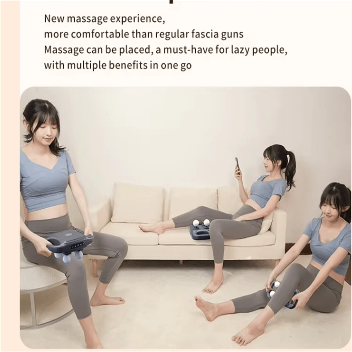 Powerful Electric Deep Tissue Massage Gun 4-Head 6-Head 20 Intensities ...