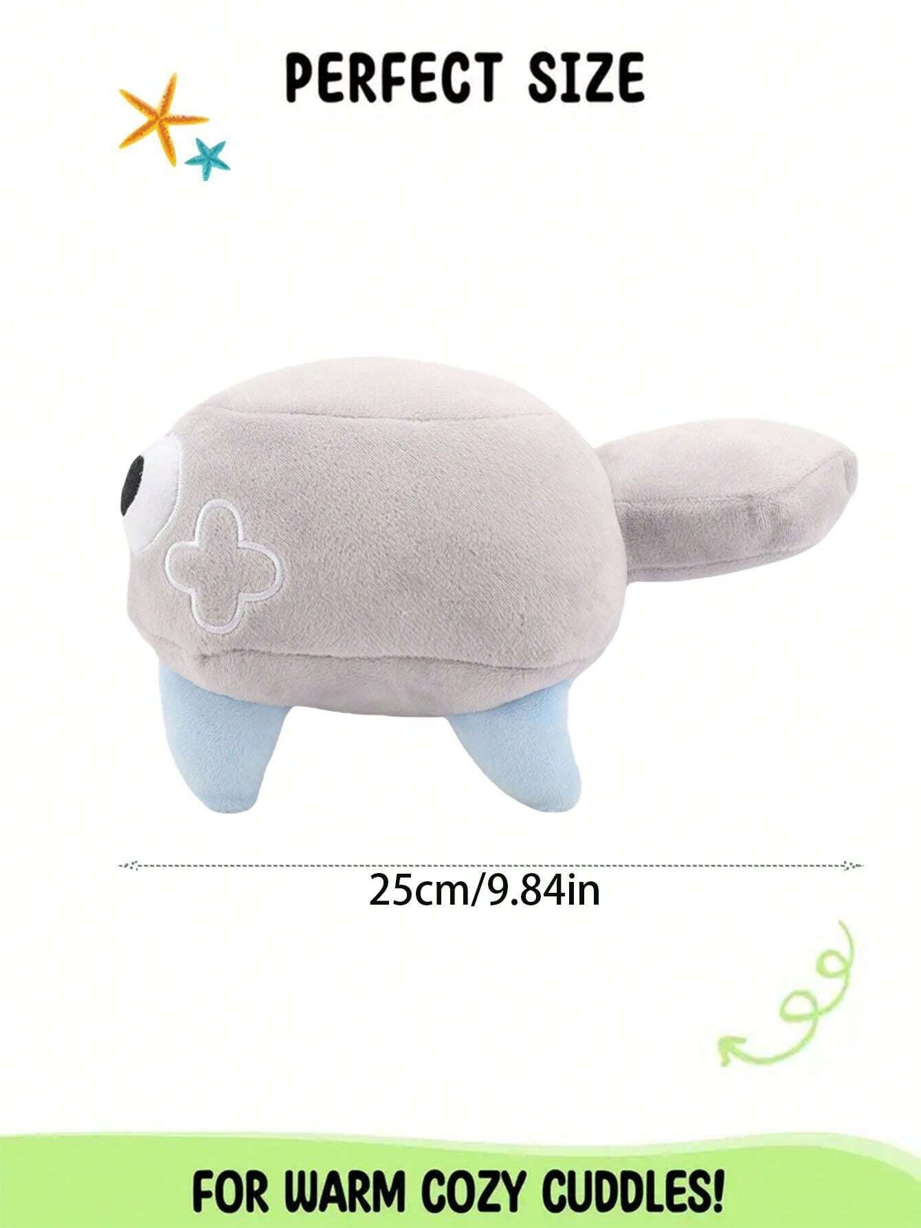 Dandy's World Plush Vee Anime Game World Plush Toy Green Pebble Dog ...