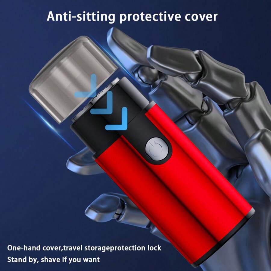 USB Rechargeable Electric Shaver, Multi-Function Men's Mini Cordless ...