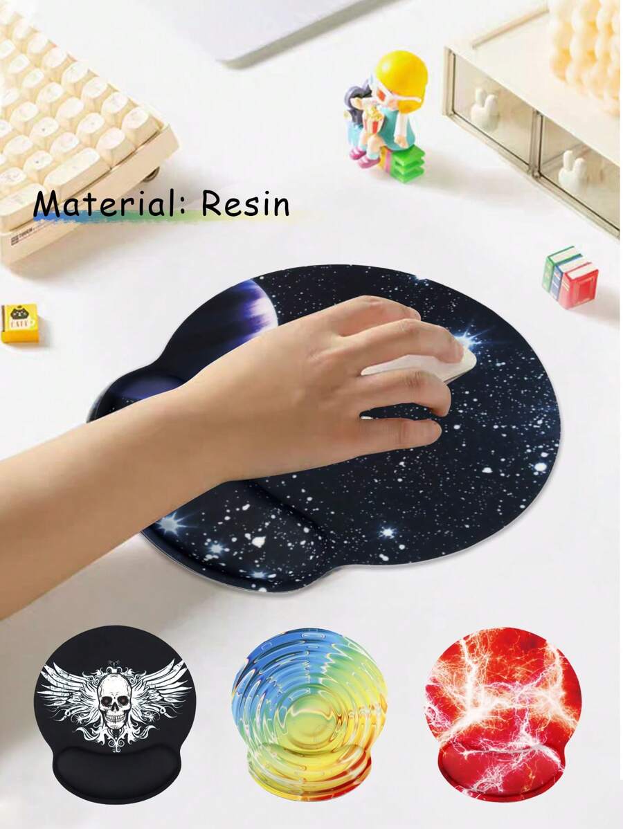 1 Peça Apoio de Pulso Antiderrapante Espesso para Mouse, Descanso de ...