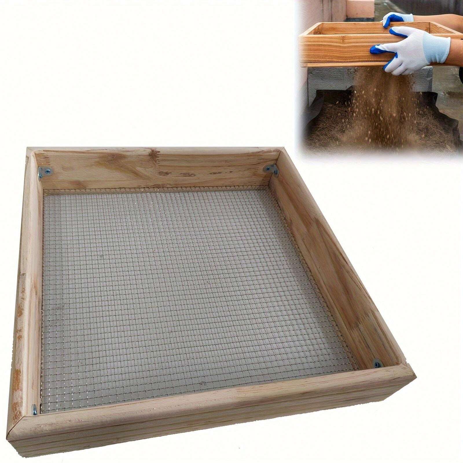 Tamiz de suelo de jardín multiusos, cernidor de jardinería manual de ...