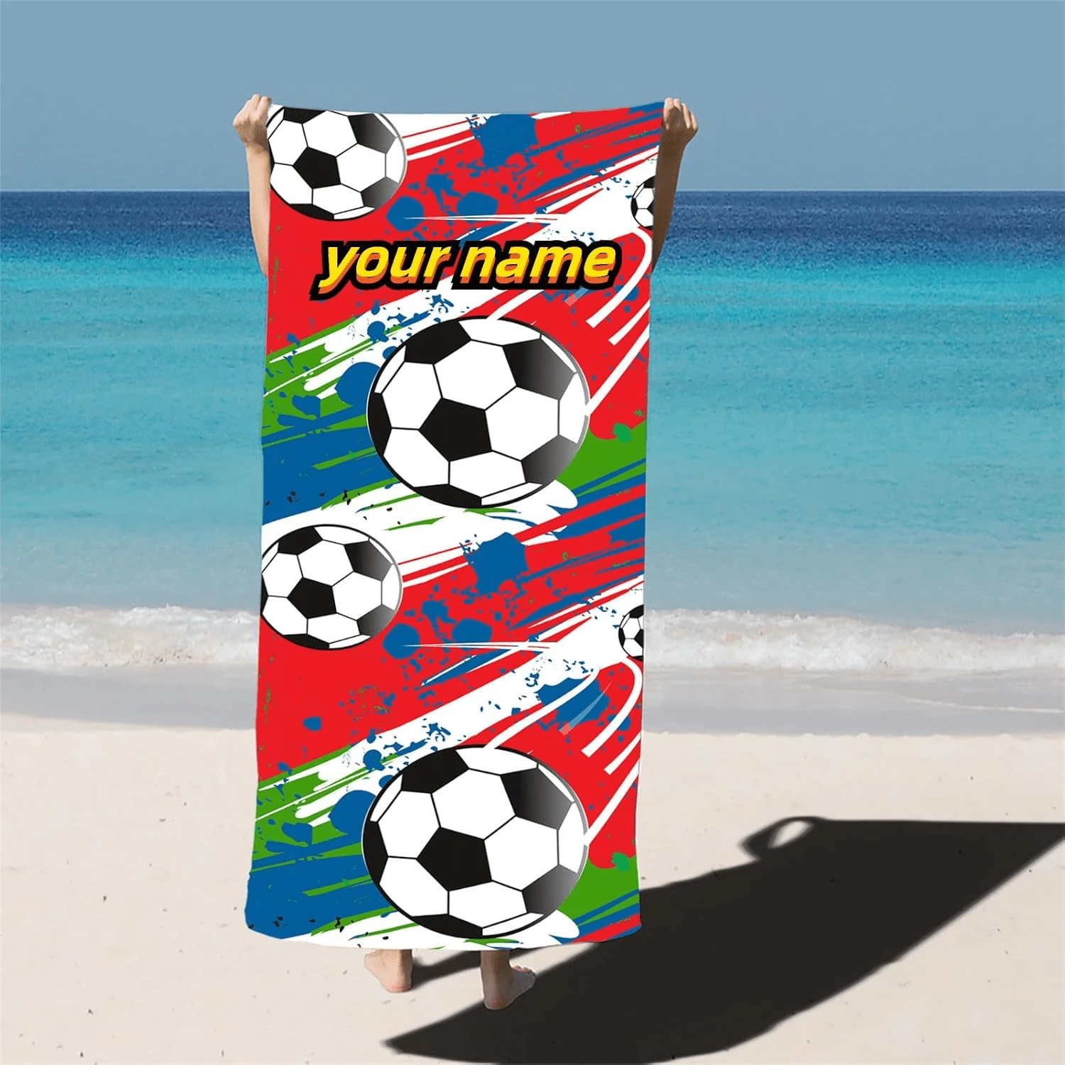 1PC Customized Beach Towels, 3D Printing, Digital Printing ...