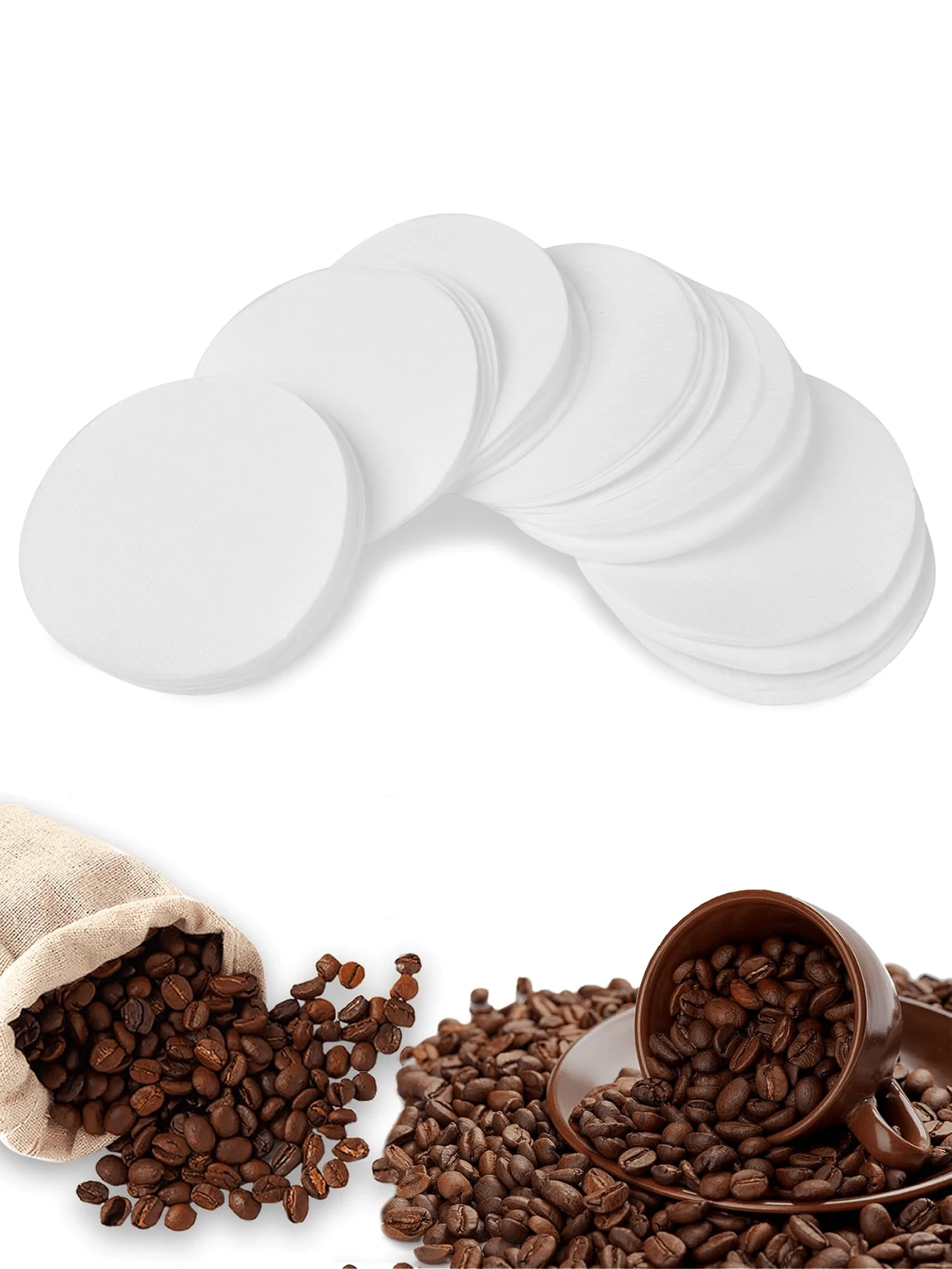 V60 Coffee Filter Paper Hand-Brewed Pot Coffee Filter Paper Portable ...