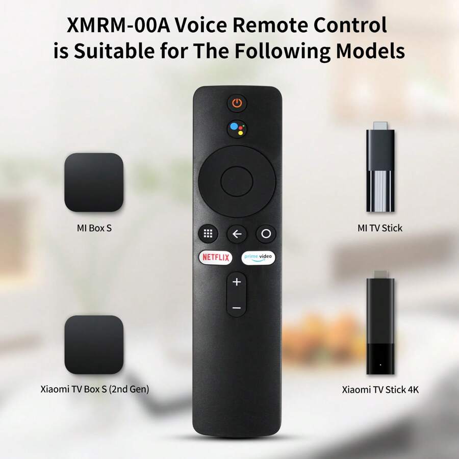 NOVAGLORY XMRM-00A Remote Control For Xiao Mi Smart TV 4X Android And ...