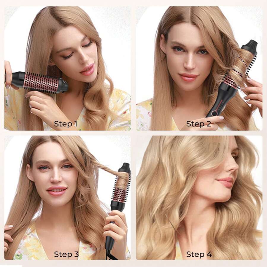 Hot Air Styler Curling Iron, Non-Damaging Rollers, Inward Curling ...