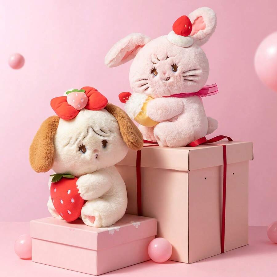 Miniso MINISO MIKKO Mian Mian Strawberry Cluster Series-Cammy Rabbit ...