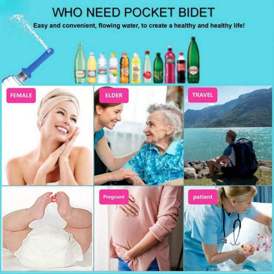 Pocket Portable Bidet, Butt Washer And Private Parts Cleaner - Great ...