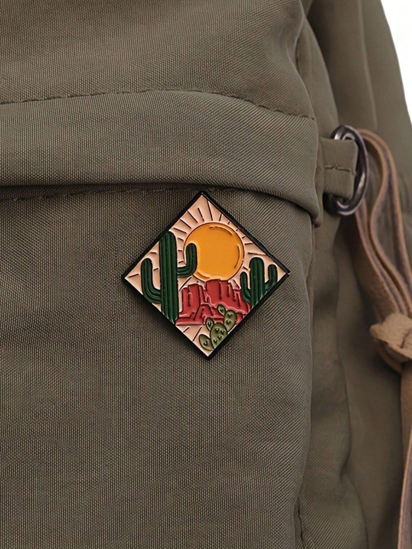 1/10pcs Western Cowboy Themed Enamel Pins, Alloy Vintage Style Novelty ...