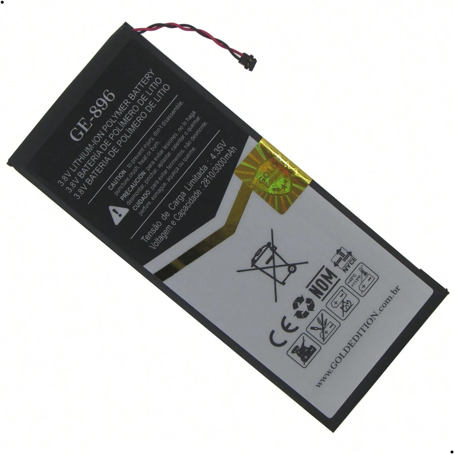 Bateria Gold Ed GE-896 Original Compatível G5 Plus HG40 | SHEIN Brasil