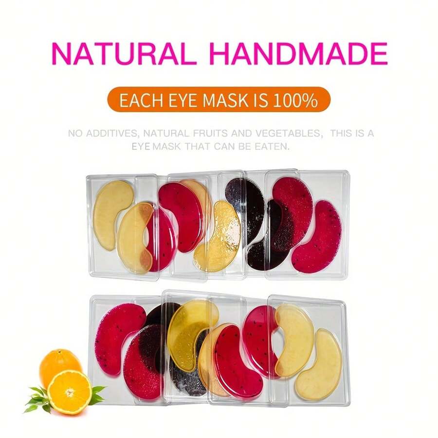 Eye Patch Mold DIY Under Eye Patches 12Pair Transparent Reusable Tray ...