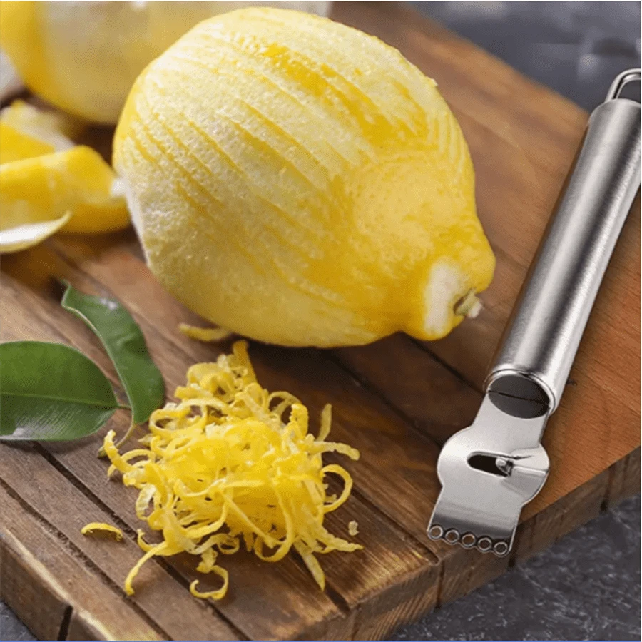 Stainless Steel Lemon Knife & Zester, Bone Scraper For Fruits, Ideal ...