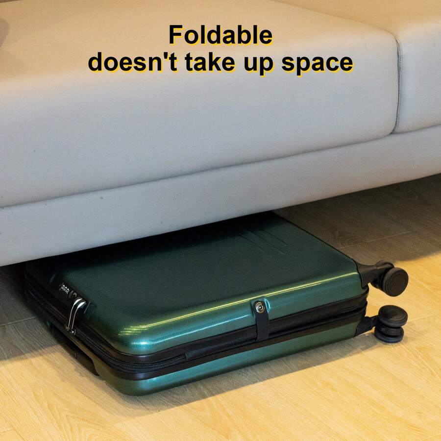 Hard Shell Expandable Carry On Luggage With Spinner Wheels, Collapsible ...