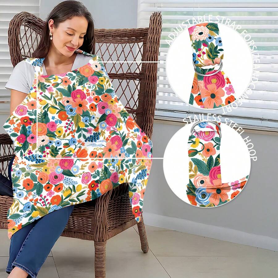 Baby Breastfeeding Cover, Apron Shawl - Mother Breastfeeding ...