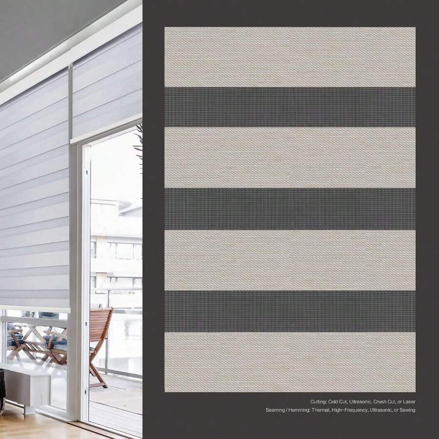 Experience Modern Luxury With Jogney Smart Home Motorized Zebra Blinds ...