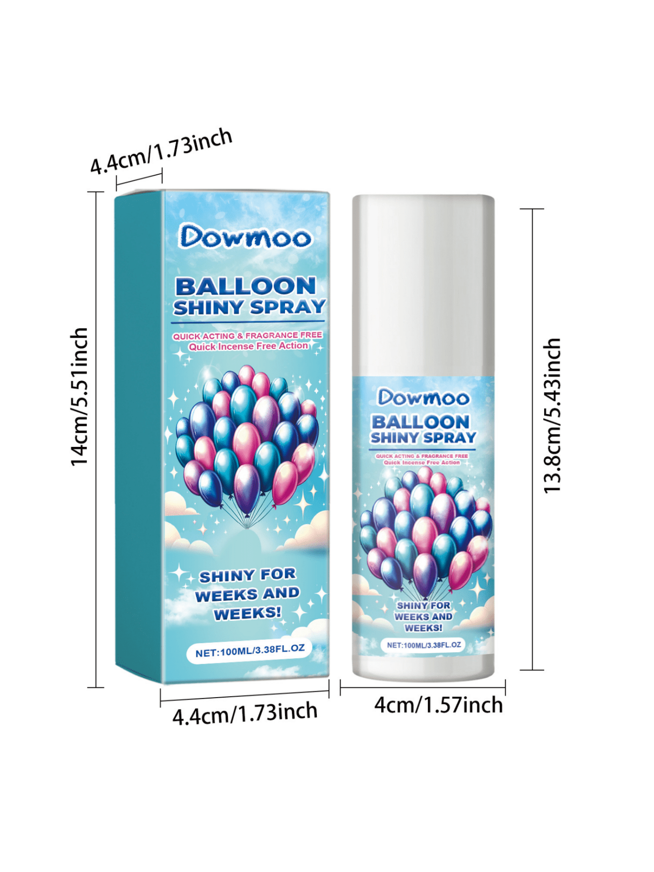 Balloon Enhancing Gloss, Anti-Oxidation Formula To Maintain Balloon's ...