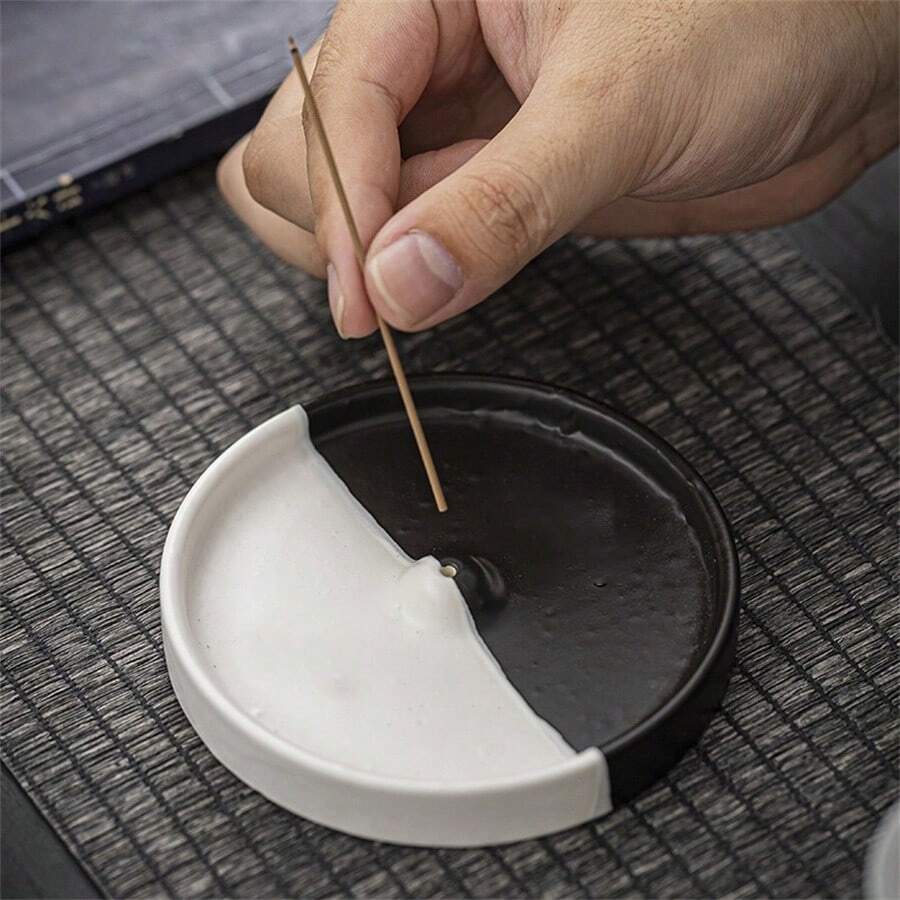Incense Holder Modern Minimalist Circular Incense Burner For Cone Or ...