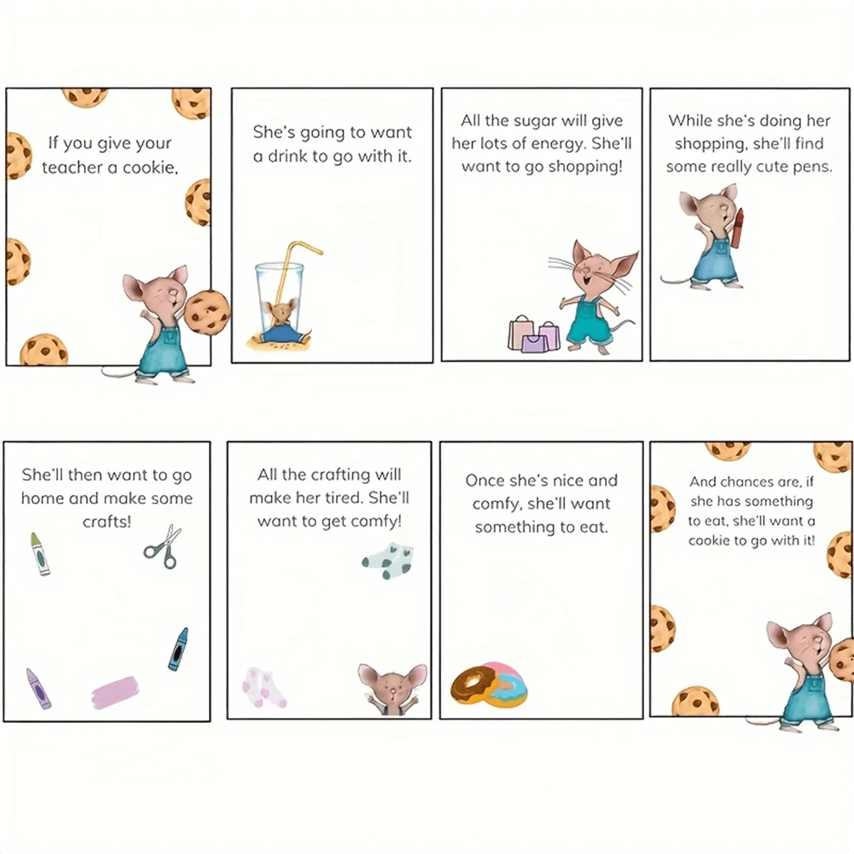 Adorable Teacher's Gift: 'If You Give Your Teacher A Cookie' Notebook ...