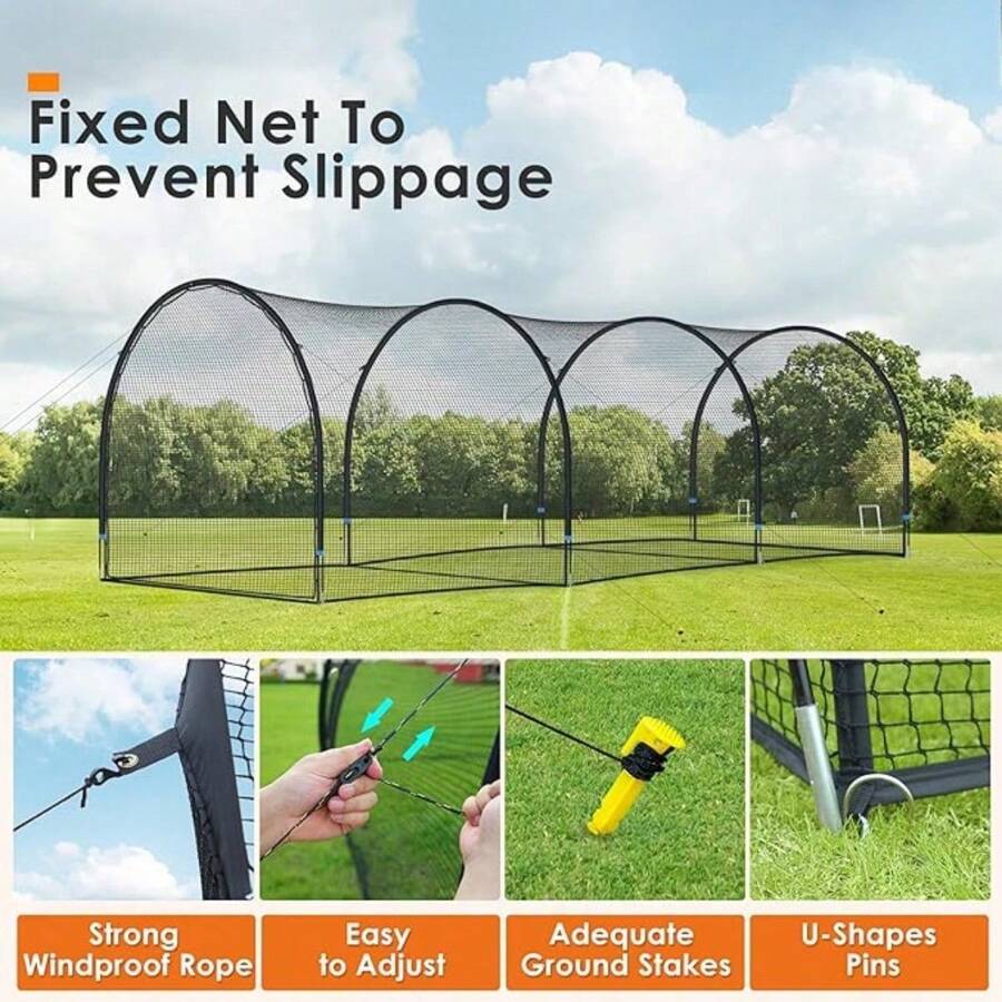 Jaulas de bateo de béisbol de 20 y 30 pies para el patio trasero ...