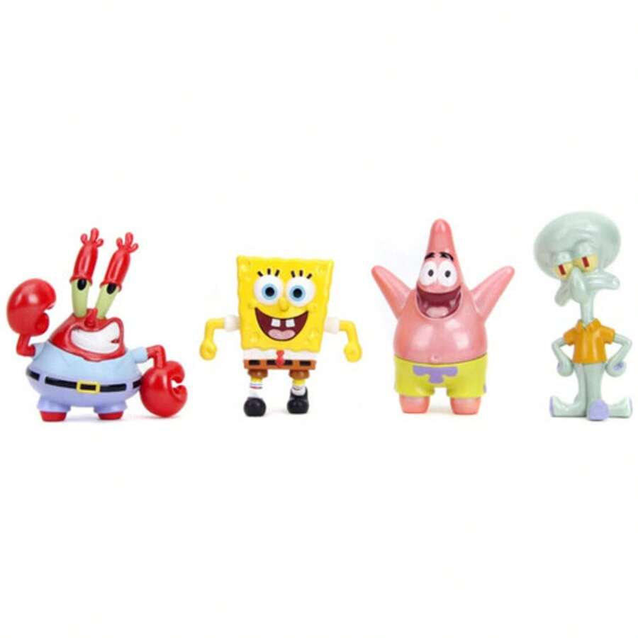 Jada Toys Jada Toys - 2.5" Metalfigs - Spongebob 4 Pack(Spongebob ...