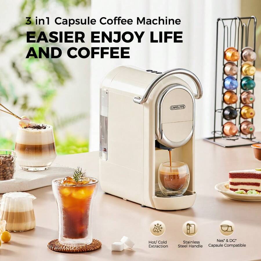KIDISLE 3 In 1 Single Serve Coffee Maker For K Cup Pods & Groun D Coffee & Teas | SHEIN EUQS