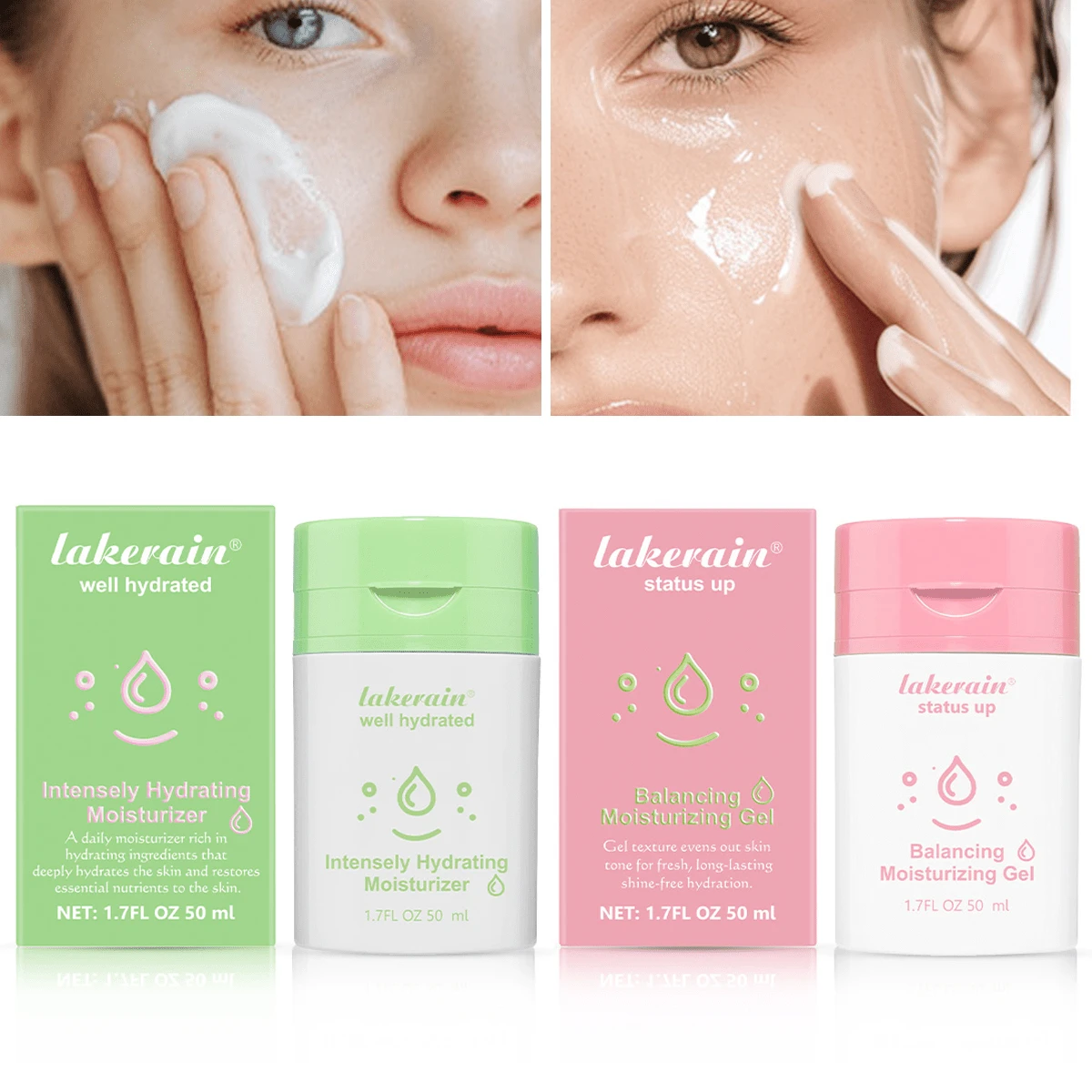 lakerain 2 Sets Of Moisturizing Balance Bubble Essence Moisturizing And ...