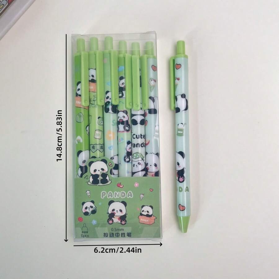 Adorable Panda Pens Novelty Animal Pens Cartoon Gel Pen Black Ink For ...