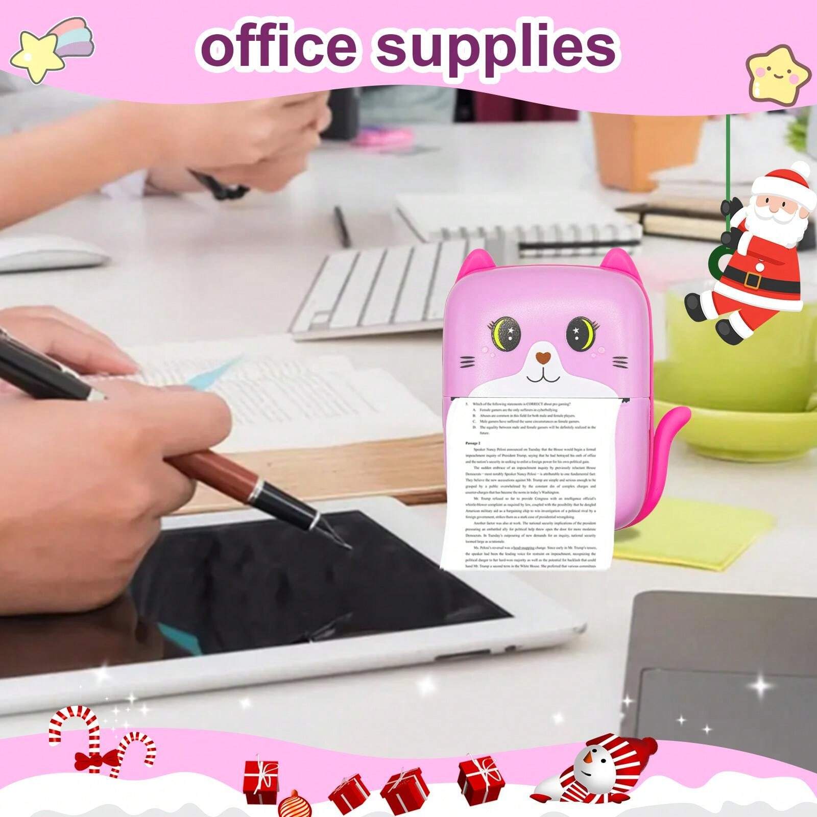 Mini Pocket Printer, Christmas Gifts For Kids, Portable Thermal Printer ...
