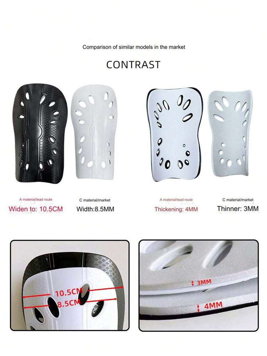 Soccer Shin Guards, Superlight And Breathable Football Leg Pads ...