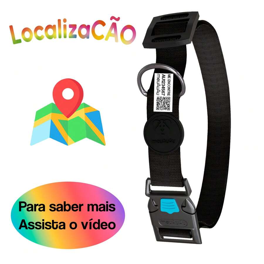 Collar With Identification - Locator - Qr Code - With Pet's Name - For ...