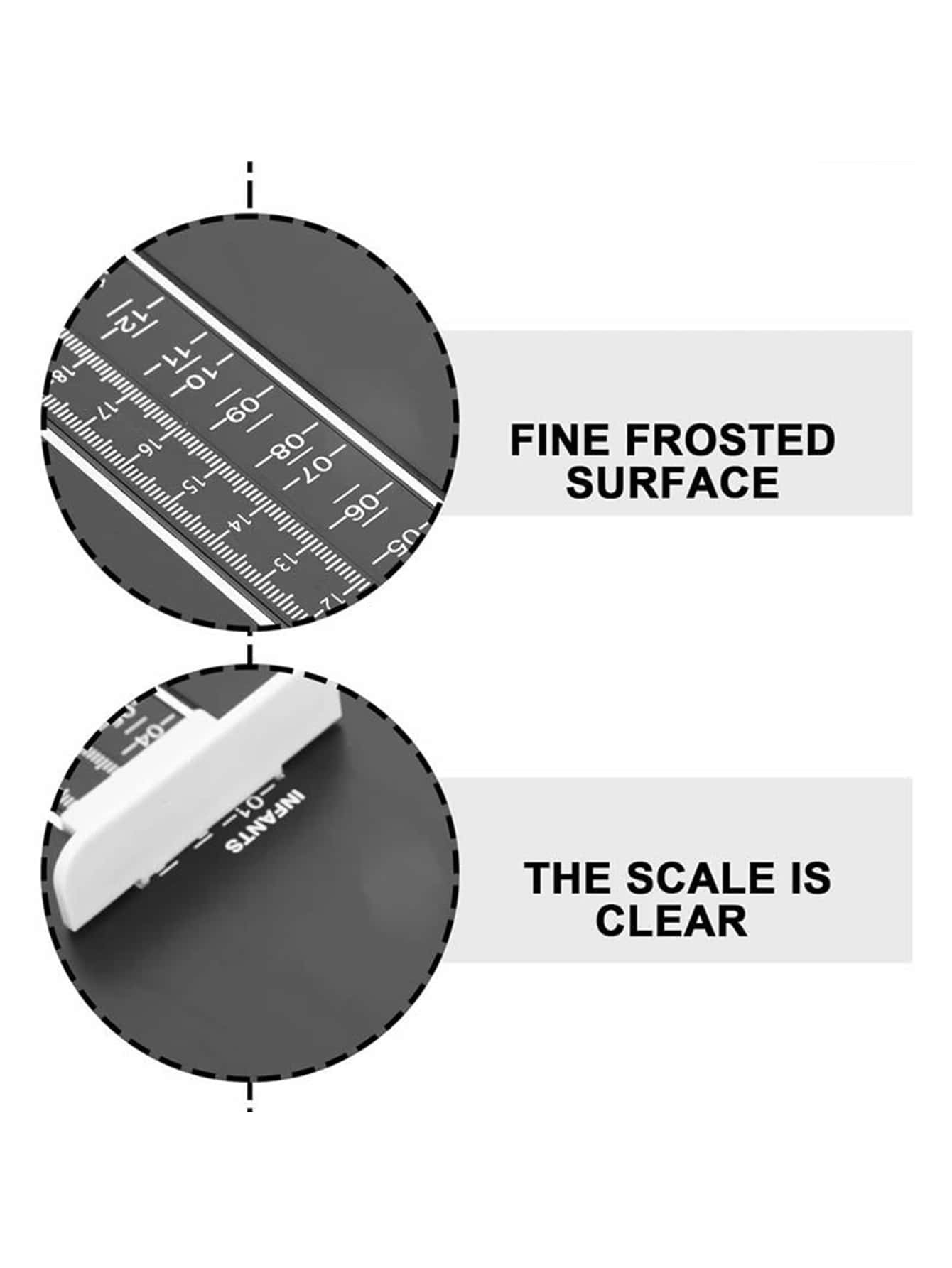 US Size Printing Foot Measuring Device, Shoe Length Measuring Ruler ...