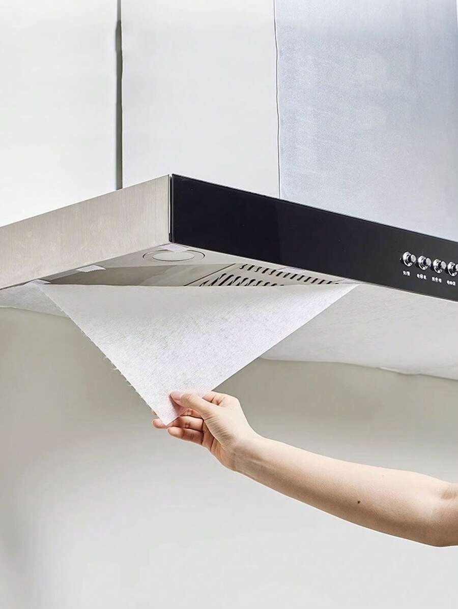 Universal Cooking Oil Smoke Exhaust Fan Filter Paper Stickers, Heat ...