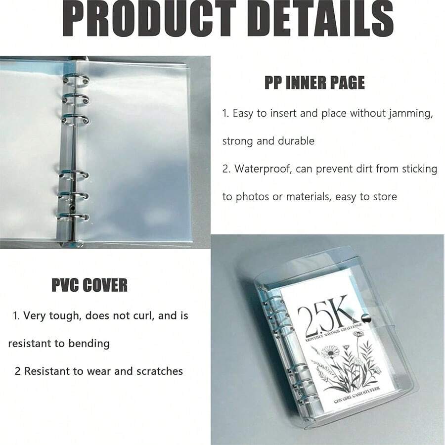 12-Month Envelopes Money Saving Challenge Binder, 12 Month Savings Challenge, Money Saving ...