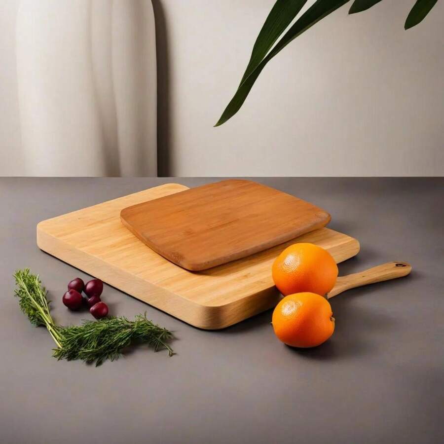 Bamboo Cutting Board, Easy To Store Multi-Purpose Chopping Board Great ...